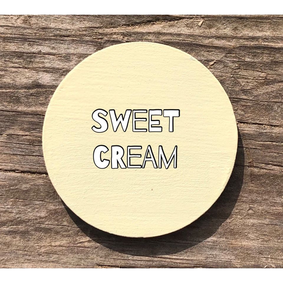 Sweet Cream Peacock Mineral Paints | MR. PEACOCK'S WOOD LLC