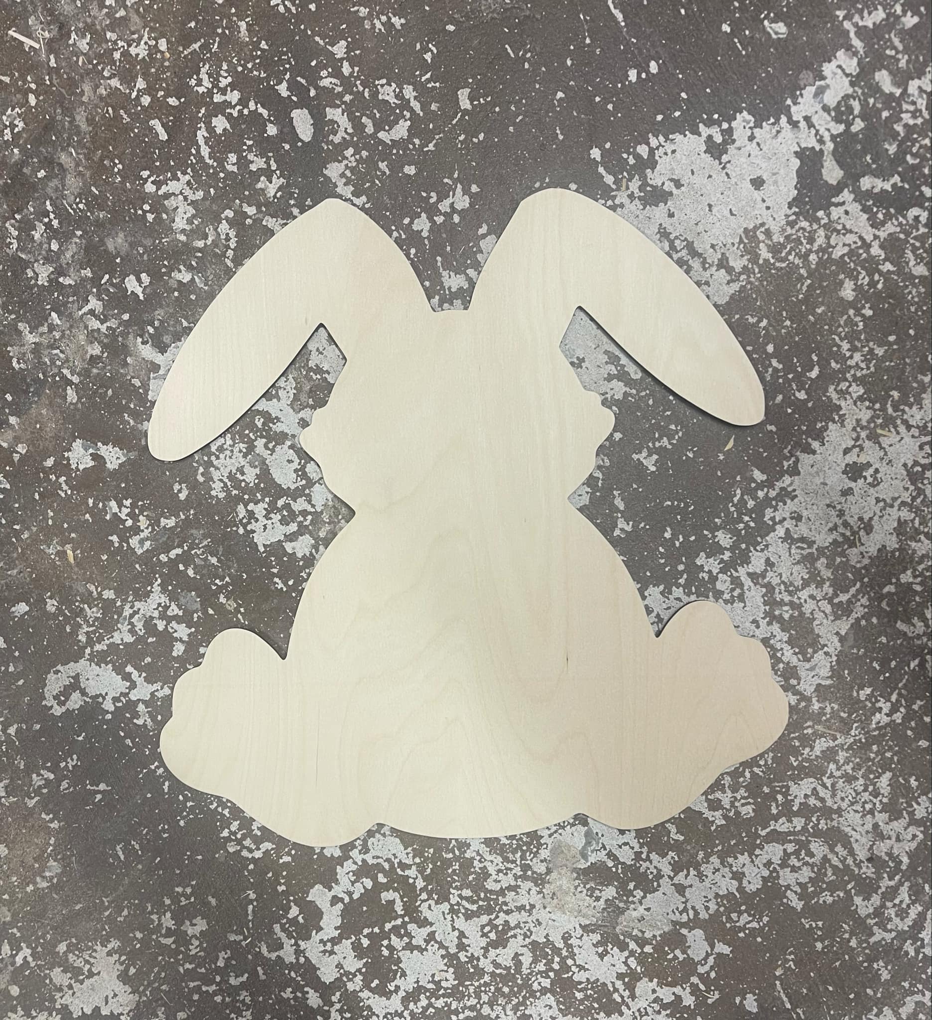 Floppy Bunny Craft Wood Blank | MR. PEACOCK'S WOOD LLC