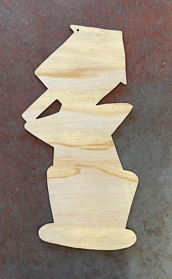 22” x 11.5” 4th Of July Tri-Piece Door Hanger Wood Cutout | MR. PEACOCK ...