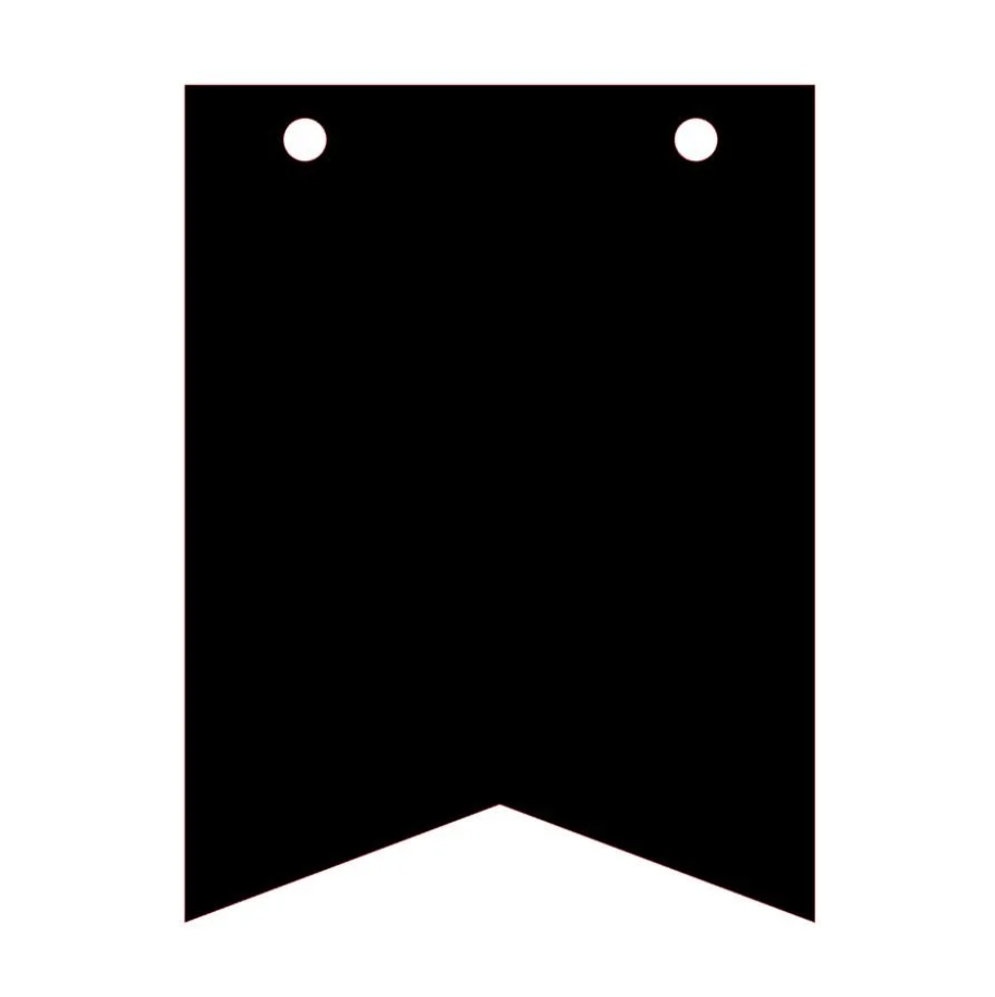 5" V Cut Bottom Banner Piece | MR. PEACOCK'S WOOD LLC