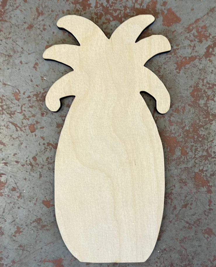 6” Pineapple Interchangeable Shape | MR. PEACOCK'S WOOD LLC