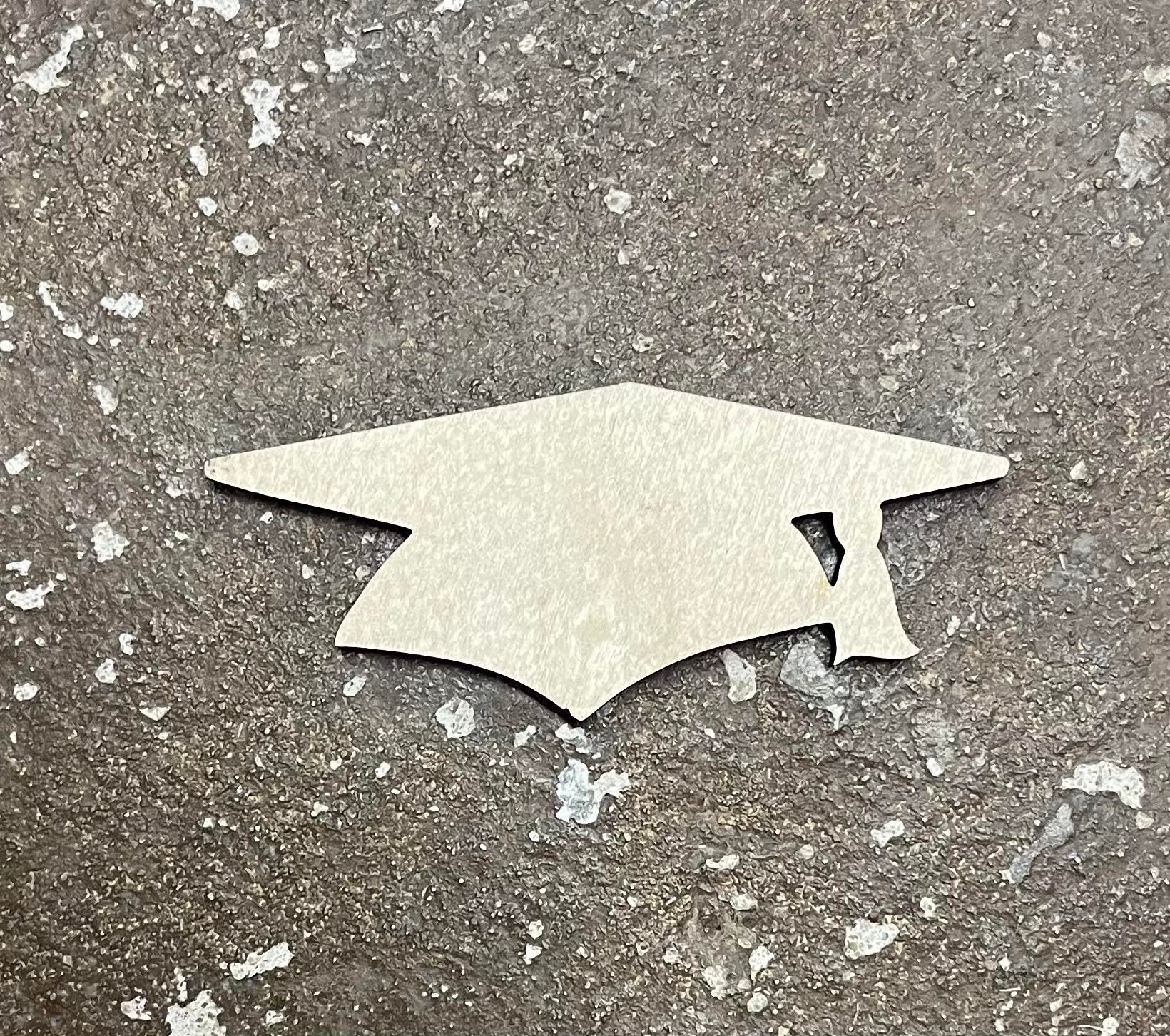 3.5" Graduation Cap Small Shape Add On | MR. PEACOCK'S WOOD LLC