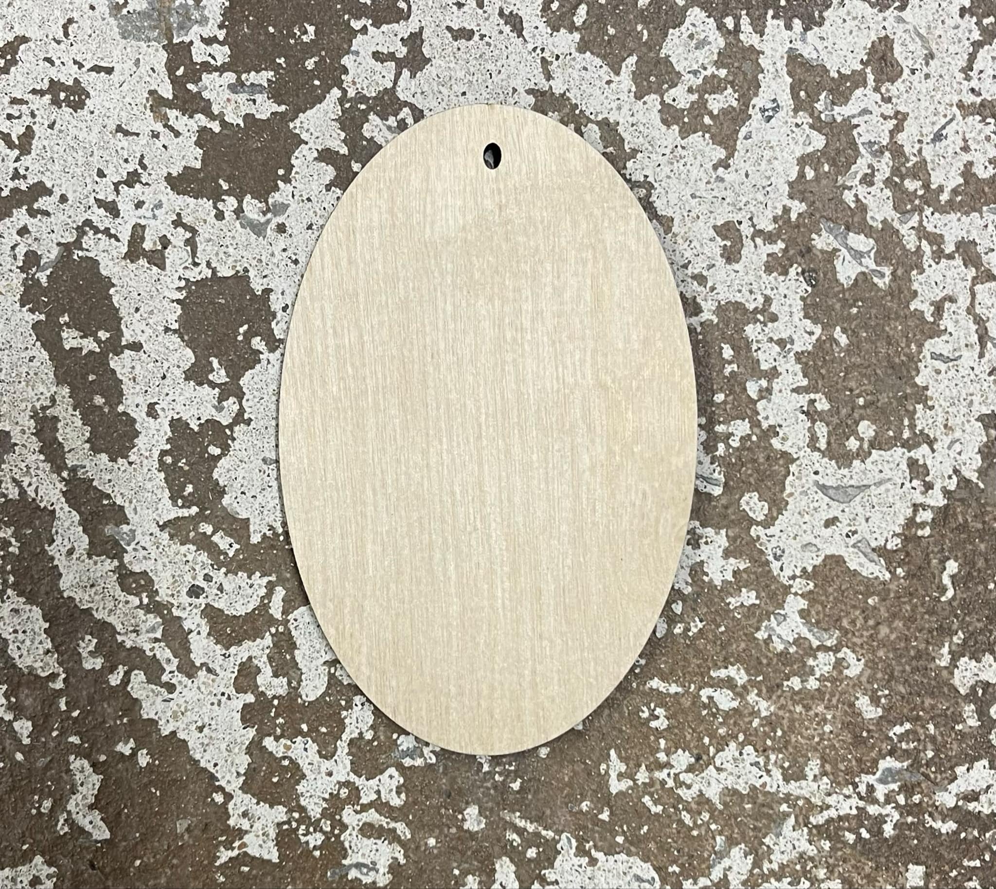 5" Oval Ornament | MR. PEACOCK'S WOOD LLC