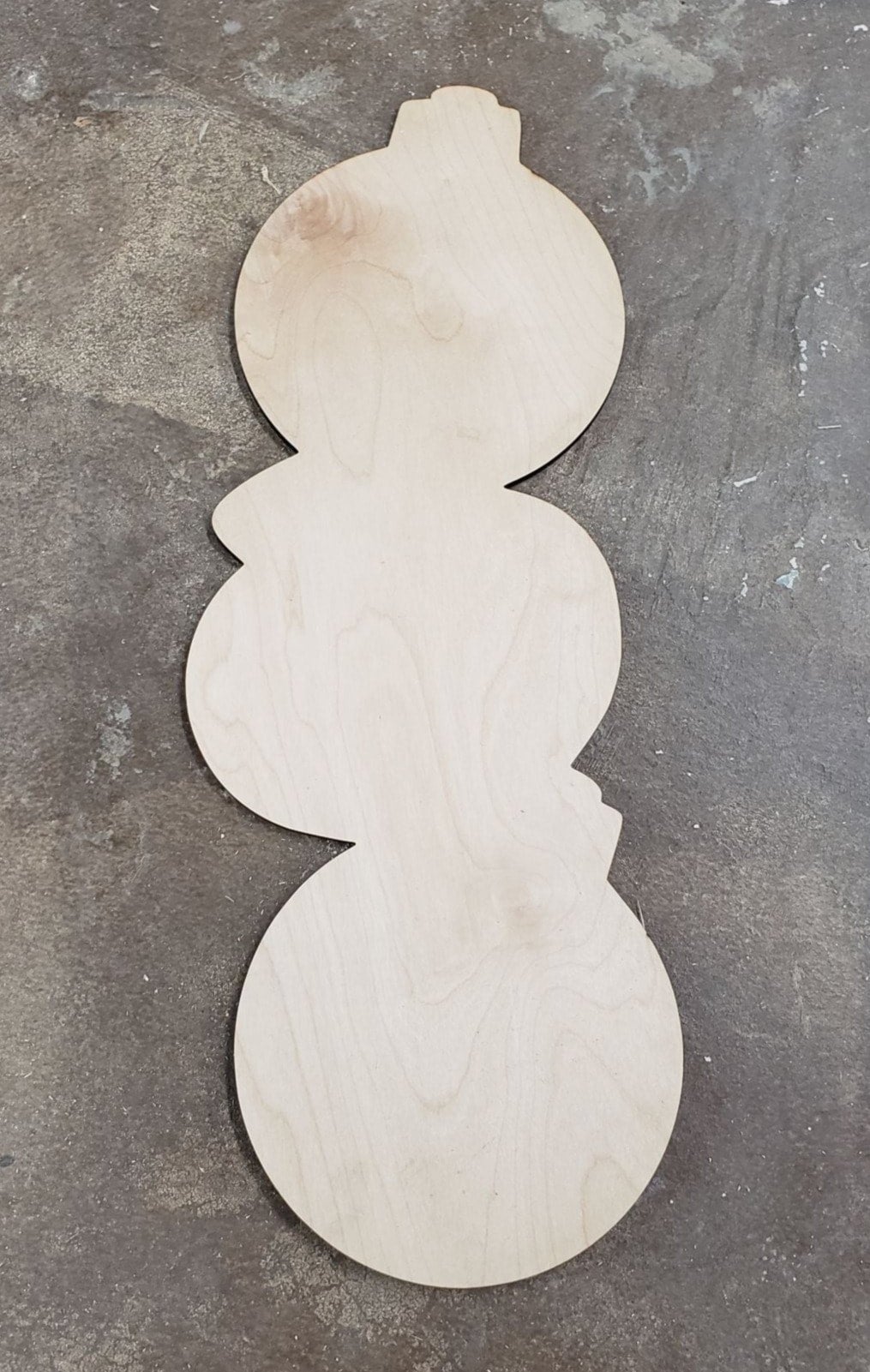 22" ORNAMENT TRI PIECE WOOD DOOR HANGER CUT OUT | MR. PEACOCK'S WOOD LLC