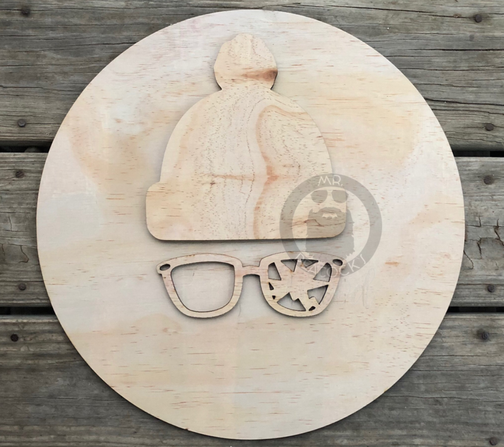 15” Christmas Story 3D Door Hanger Wood Cutout Set | MR. PEACOCK'S WOOD LLC