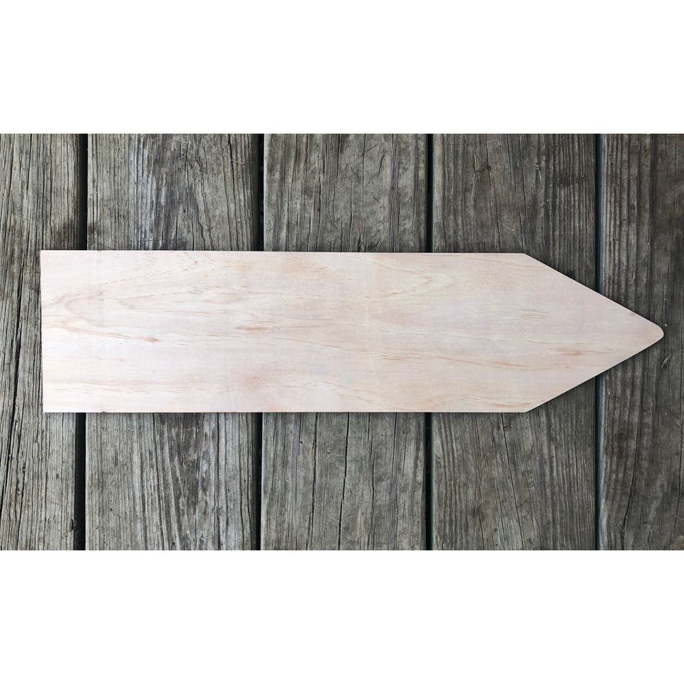 19” Arrow Door Hanger Wood Cutout | MR. PEACOCK'S WOOD LLC